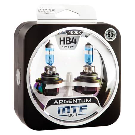 MTF лампа галогенная HB4 (9006) Argentum +80% (арт.H8A12B4) Купить в ...